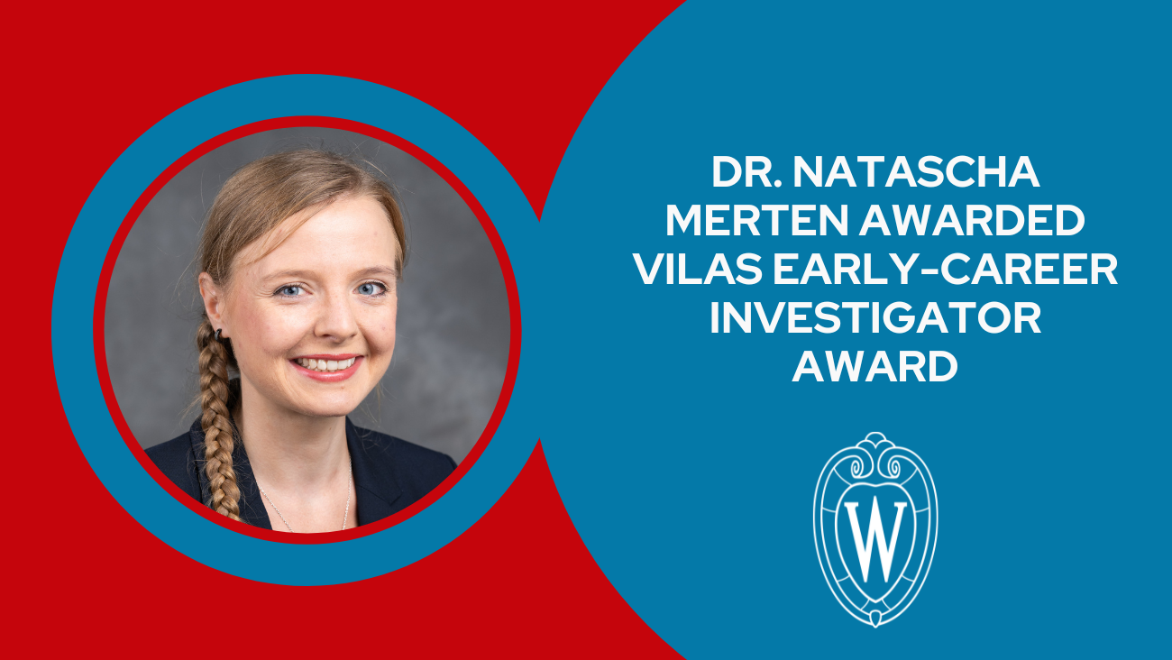 Dr. Natascha Merten awarded the Vilas Early-Career Investigator Award | Wisconsin Alzheimer's ...