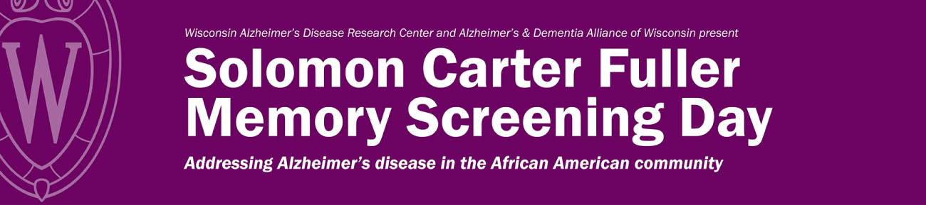 Solomon Carter Fuller Memory Screening Day 2018 | Alzheimer's Disease ...